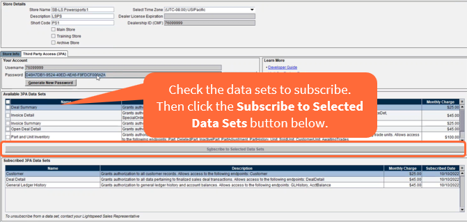 LightSpeed Client Portal